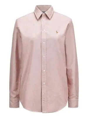 Polo Ralph Lauren Cotton Shirt With Logo - Pink