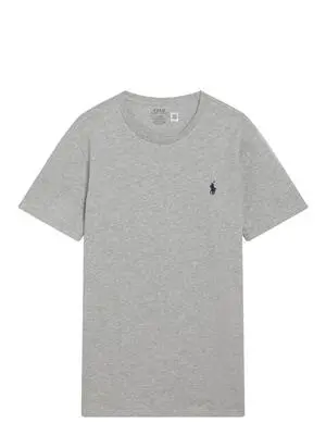 Polo Ralph Lauren Mélange Cotton Custom Slim Fit T Shirt - Grey
