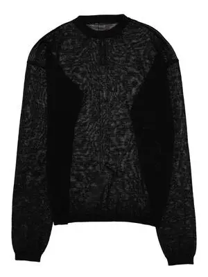 Rick Owens Penta Sheer Pull' Pullover - Black
