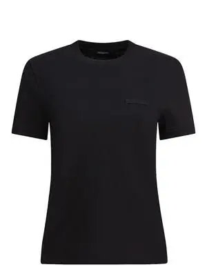 Jacquemus Grosgrain Short Sleeve T-shirt - Black