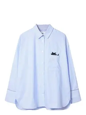 Paul Smith Shirt With Embroidery - Blue