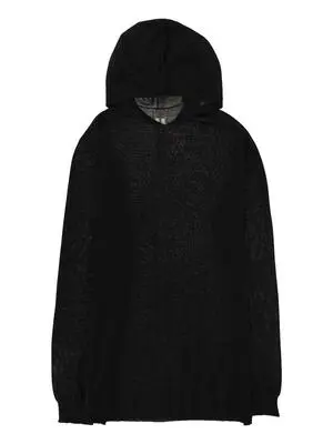 Rick Owens Hooded Shirt - Black