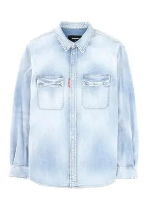 Dsquared2 Canadian Vintage' Shirt - Azure