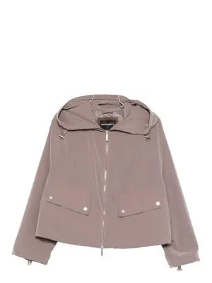 Emporio Armani Nylon Blouson Jacket - Marrone Chiaro