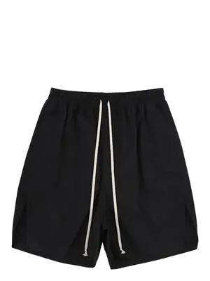 Rick Owens Cotton Shorts - Black