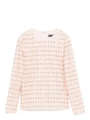 Emporio Armani Embroidered Top - Pink