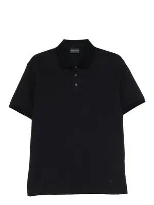 EMPORIO ARMANI Logo Cotton Polo Shirt