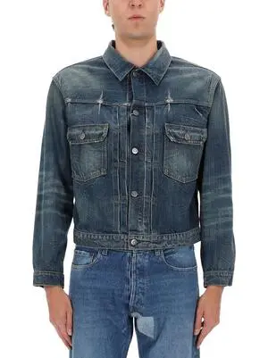 MAISON MARGIELA Denim Jacket - Blue