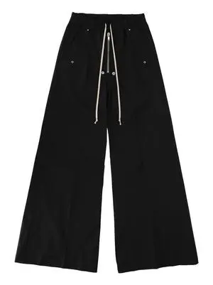 Rick Owens Wide Leg Bela Trousers - Black