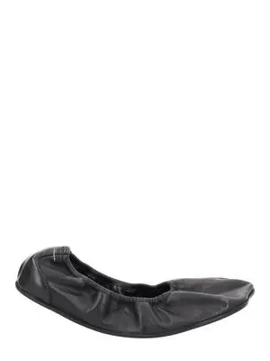 MAISON MARGIELA Leather Ballerinas - Black