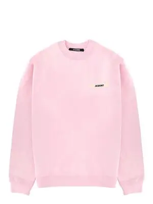 Jacquemus Grosgrain Logo Sweatshirt - Pink