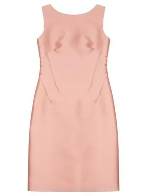 Alberta Ferretti Satin Midi Dress - Pink
