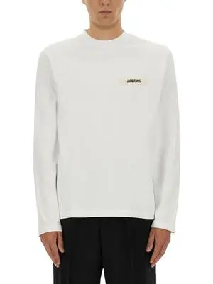 Jacquemus Long Sleeved T Shirt - White