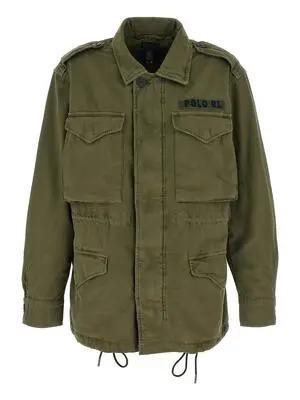 Polo Ralph Lauren Cotton Twill Military Jacket - Green