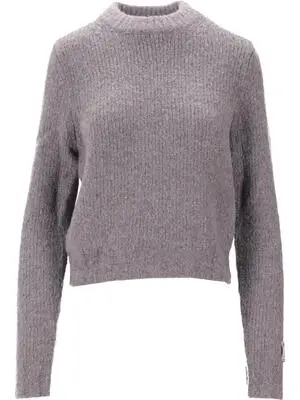 B.B. WALACE Crew Neck Sweater - Grey Melange