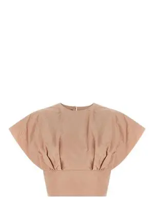 Pinko Asparago Taffeta Top - Pink