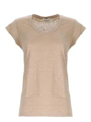 MARANT ETOILE T-shirt Zankou - Beige