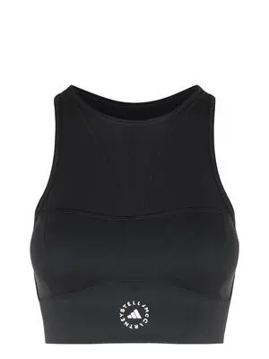 Adidas By Stella McCartney Sporty Top In Polyamide Blend - Black