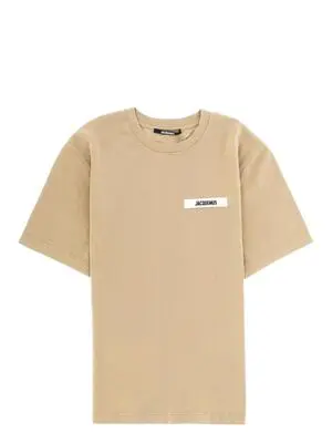 Jacquemus Grosgrain' T Shirt - Beige