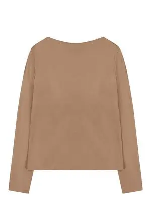 Alberta Ferretti Silk Blend Blouse - Beige
