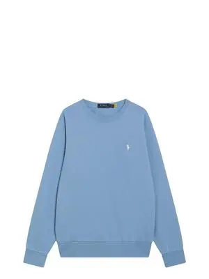Polo Ralph Lauren Cotton Crew Neck Sweatshirt - Light Blue