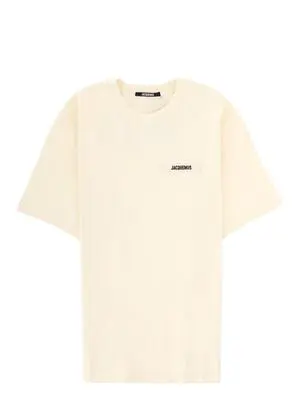 Jacquemus Grosgrain' T Shirt - Beige