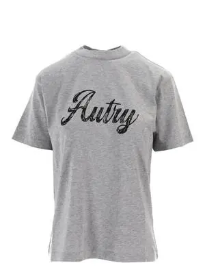 AUTRY Cotton T-shirt - Dk Mel