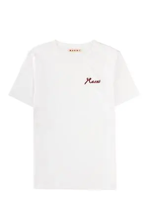 Marni T-shirt With Logo - White
