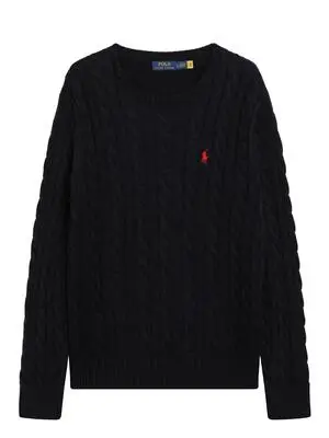Polo Ralph Lauren Cable-Knit Cotton Sweater Blue
