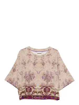 PIERRE-LOUIS MASCIA Printed Silk Blouse - Pink