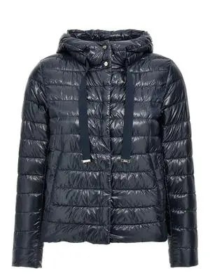 Herno Nylon Short Down Jacket - Blue