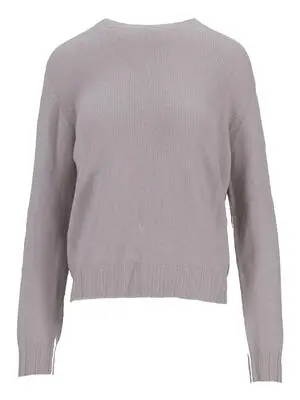 LA ROSE Round Neck Top - Silver