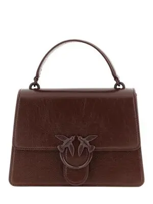 Pinko Love One Classic Light Handbag - Bordeaux