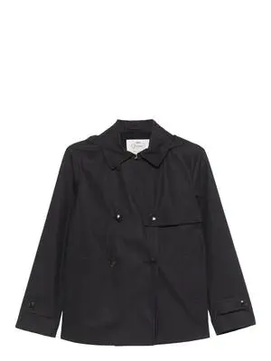 Herno Short Trench Coat - Blue