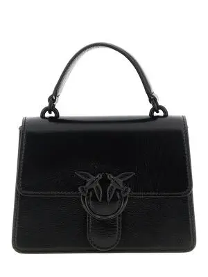 Pinko Mini Love One Light Handbag - Black