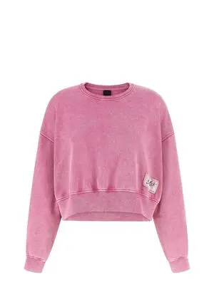 Pinko Lavacourt Cotton Sweatshirt - Pink