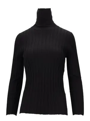 LA ROSE Cashmere And Silk Top - Nero