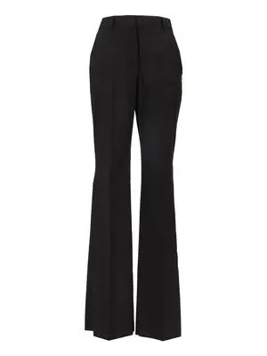 Vivetta Tailored Trousers With Pressed Creases - Nero