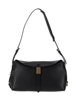 Pinko Saddle Baguette - Nero-antique Gold