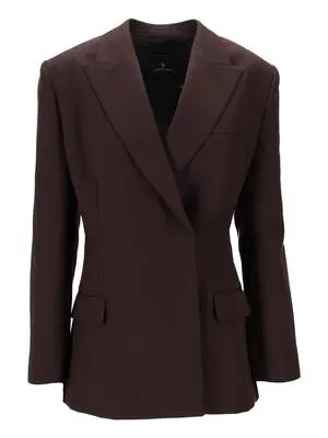 ANINE BING Aretha Blazer - Dark Brown