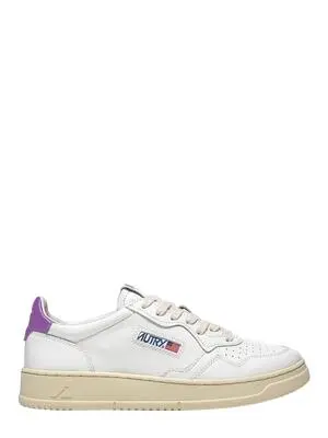 AUTRY Medialist Low Leather Sneakers - Purple