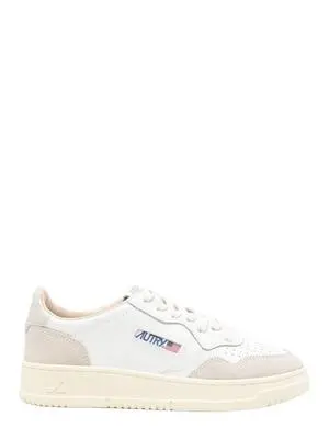 AUTRY Medialist Low Leather Sneakers - Golden
