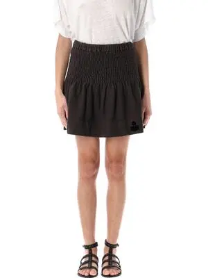 MARANT ETOILE Pacifica Mini Skirt - Faded Black