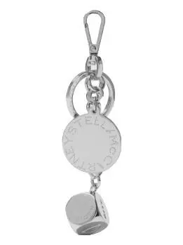 Stella McCartney Charm With Logo Detailing - Silver