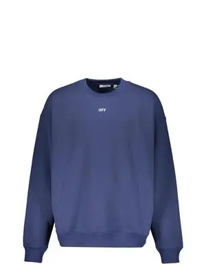 Off White Logo Sweatshirt - Blue