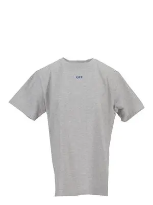 Off White Brush Arrow Slim / Tee Grey Melange - Grey Melange - Nautical Blue