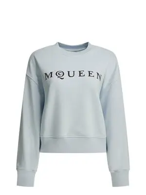 MC QUEEN Sweatshirt - Light Blue