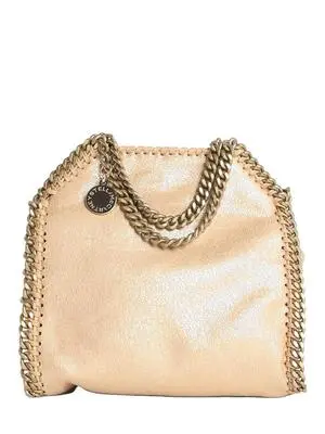 Stella McCartney Tote Micro Falabella Shaggy Deer Bag - Gold