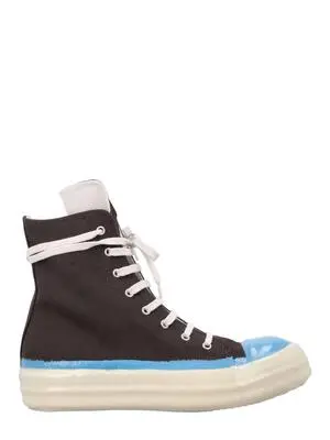 Rick Owens High Top Sneakers - Dark Dust/blue