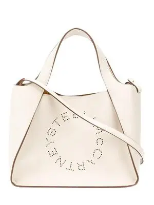 Stella McCartney Stella Logo Crossbody Tote Bag - White